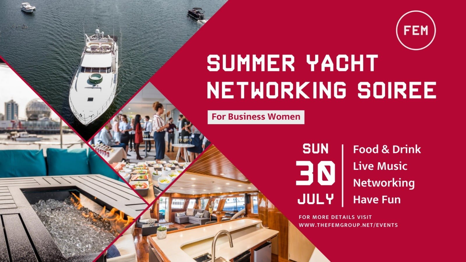 Summer Yacht Networking Soirée Announced For Vancouver’s Businesswomen » Her Forward