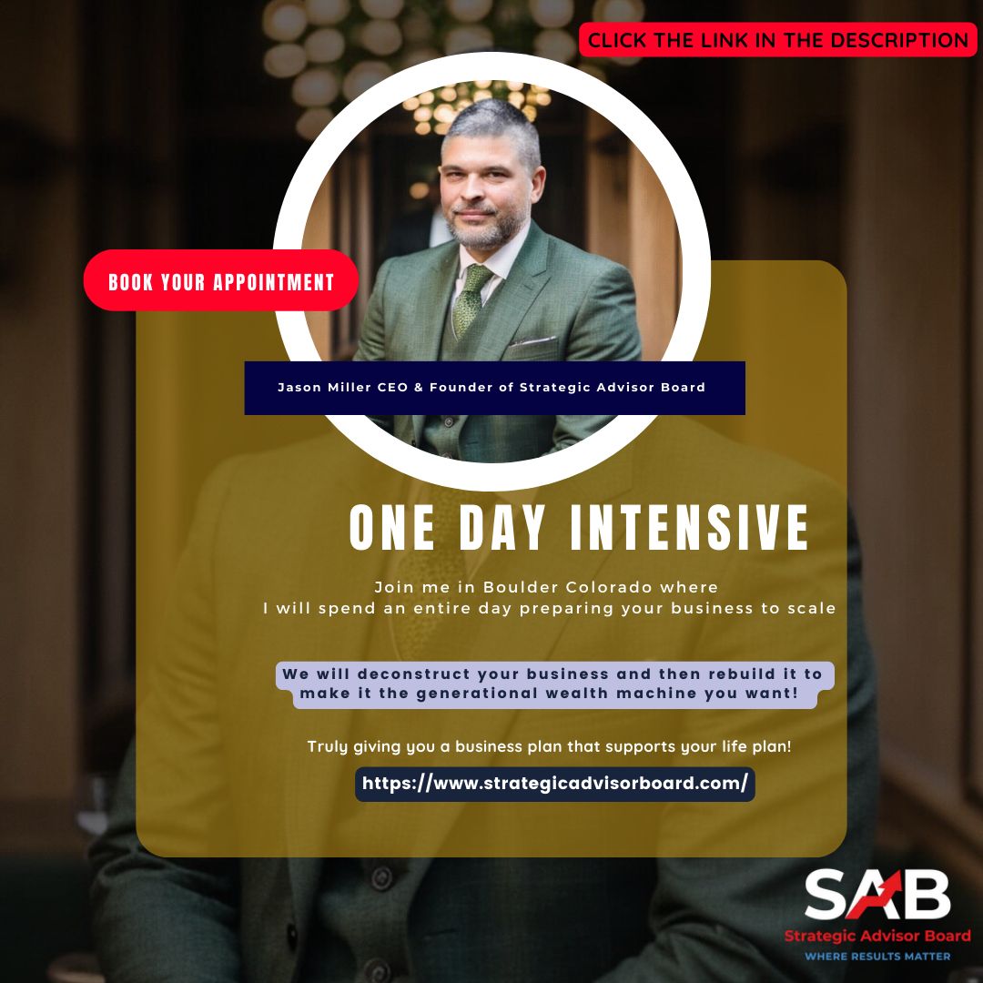 Strategic Advisor Board’s Jason Miller Announces A One-Day Power ...